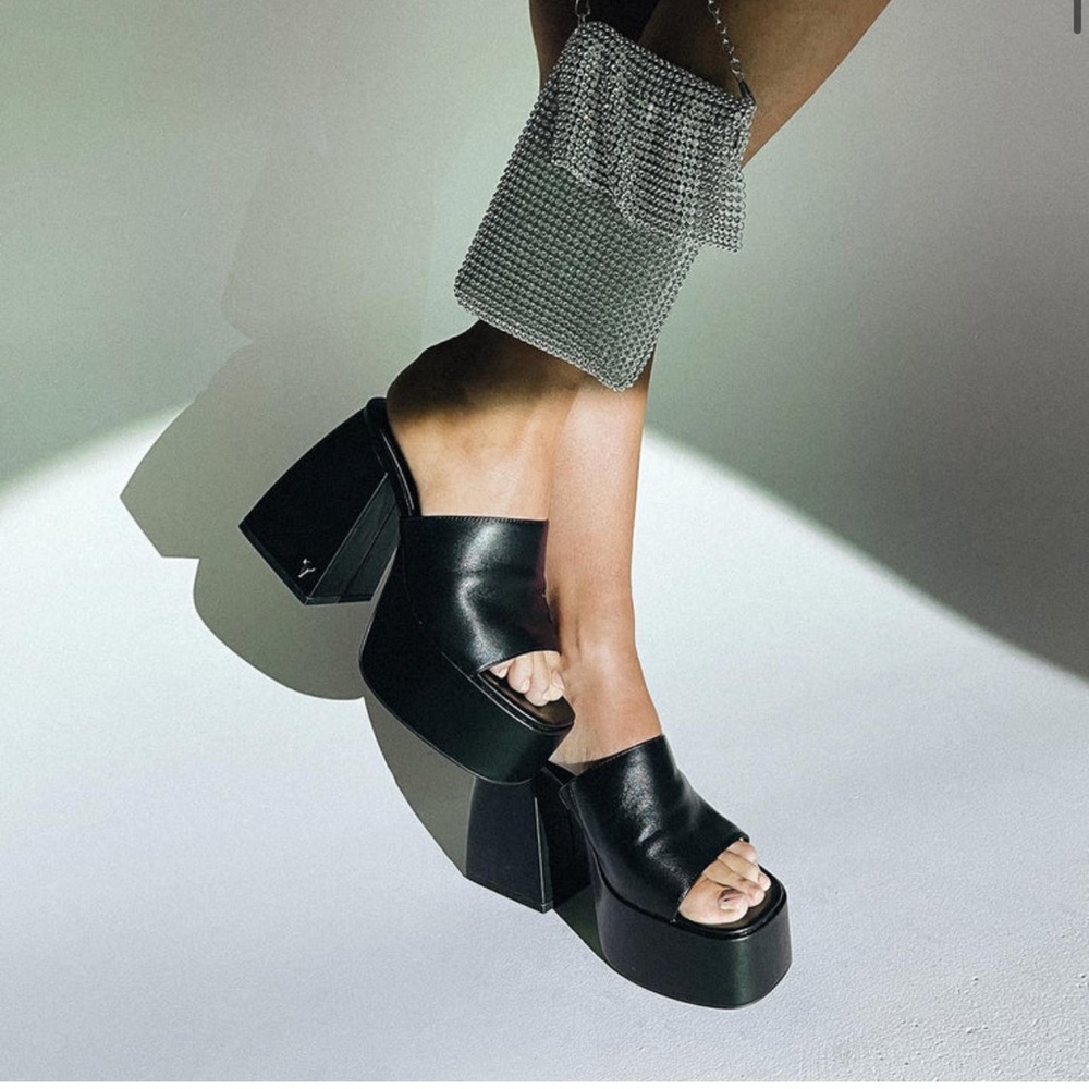 Windsor Smith High Rise Platform Heels - Gem